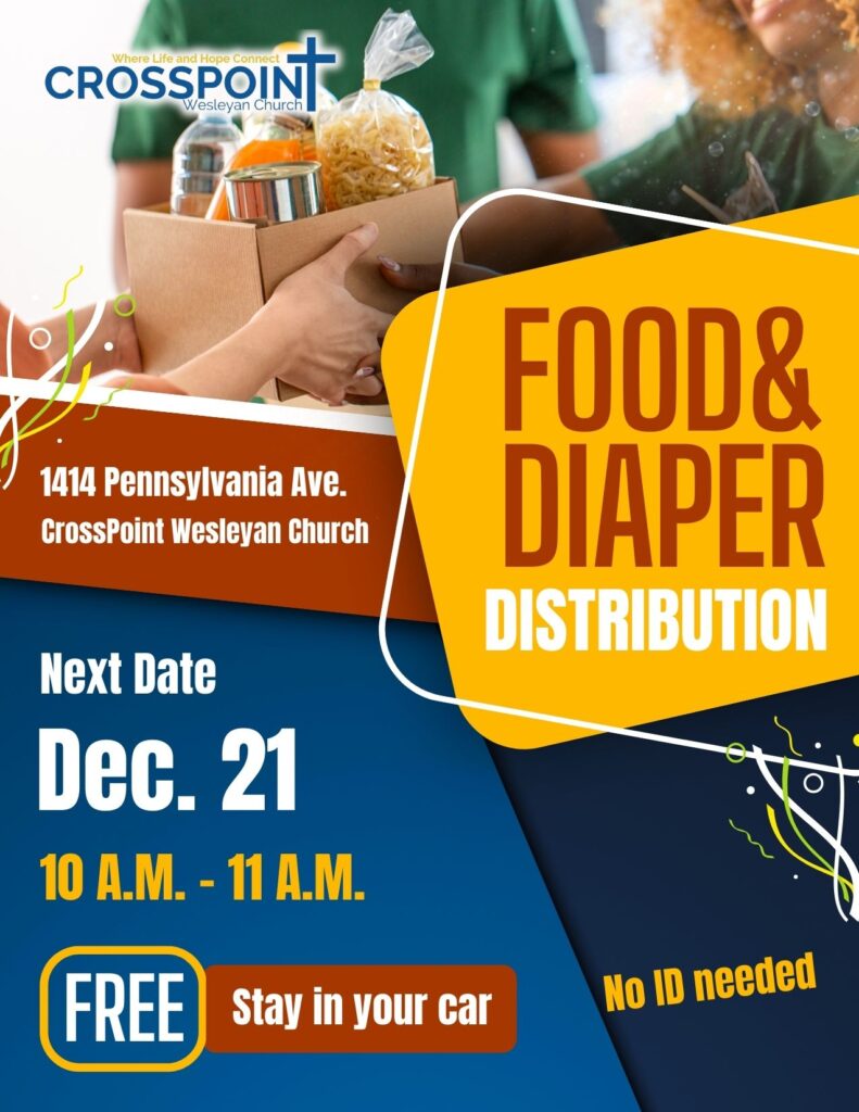 Crosspoint Church Food and Diaper Distribution on Saturday, November ...