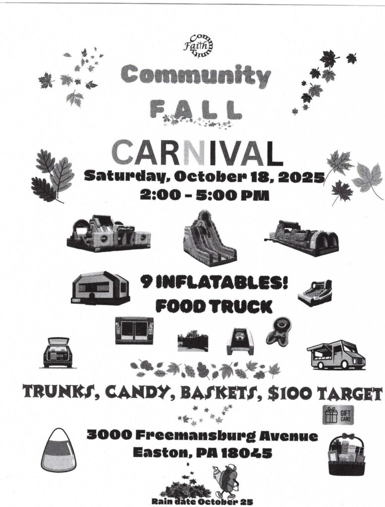 Faith Community AOG Fall Carnival on Saturday, October 18th From 2:00 ...